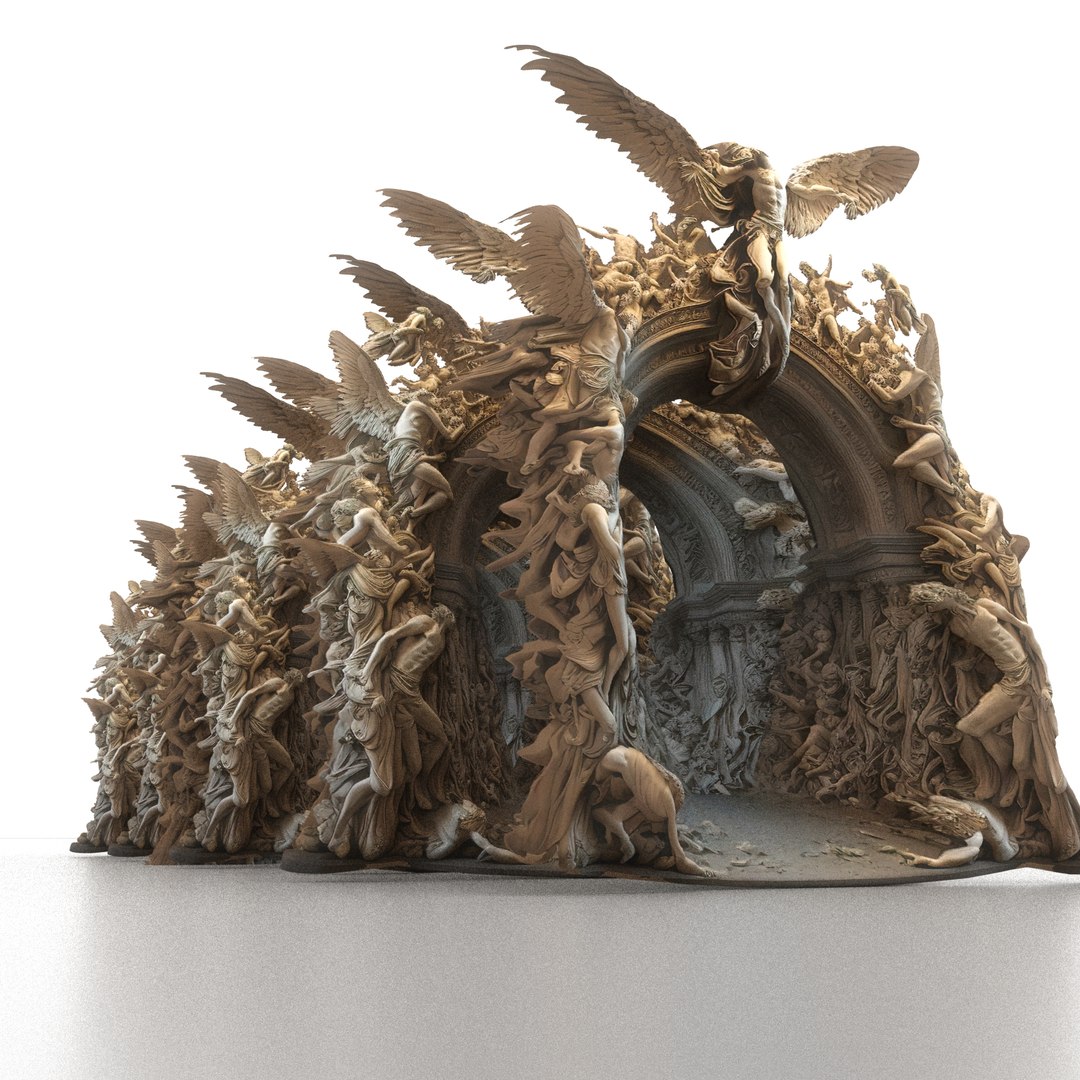 3D Gate Hell Arch - TurboSquid 2063905