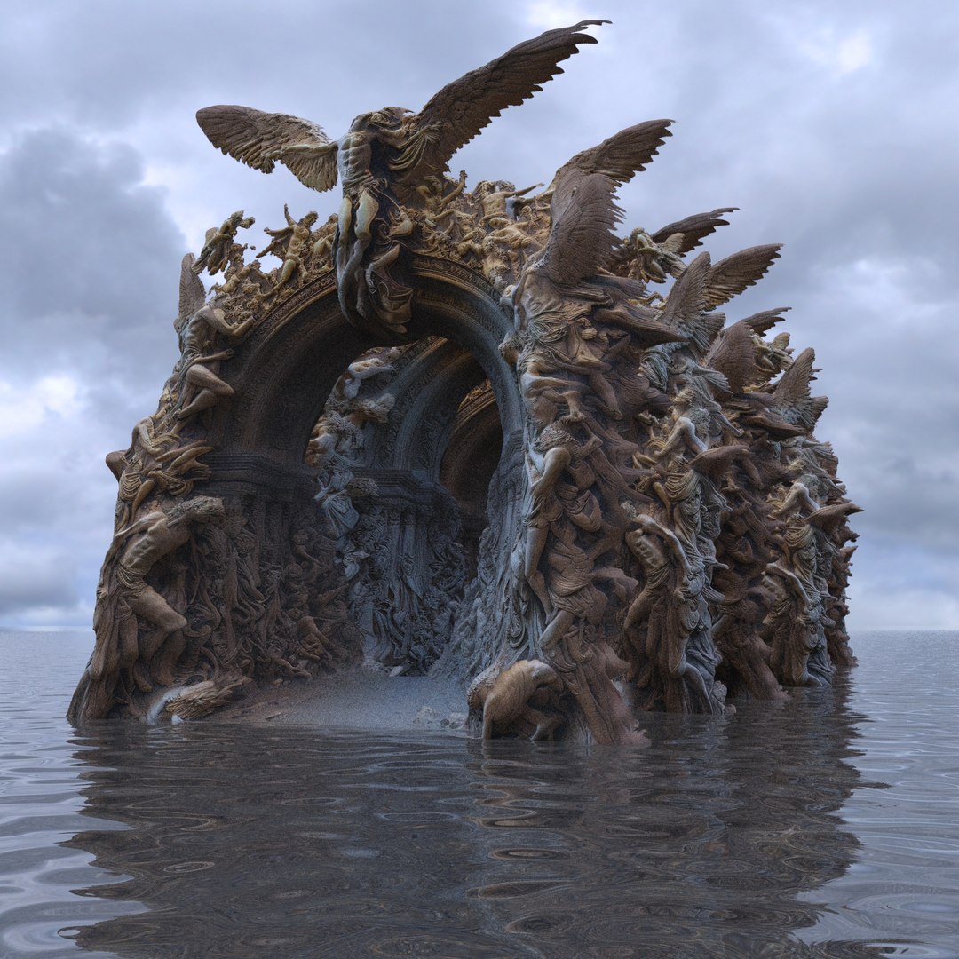 3D Gate Hell Arch - TurboSquid 2063905