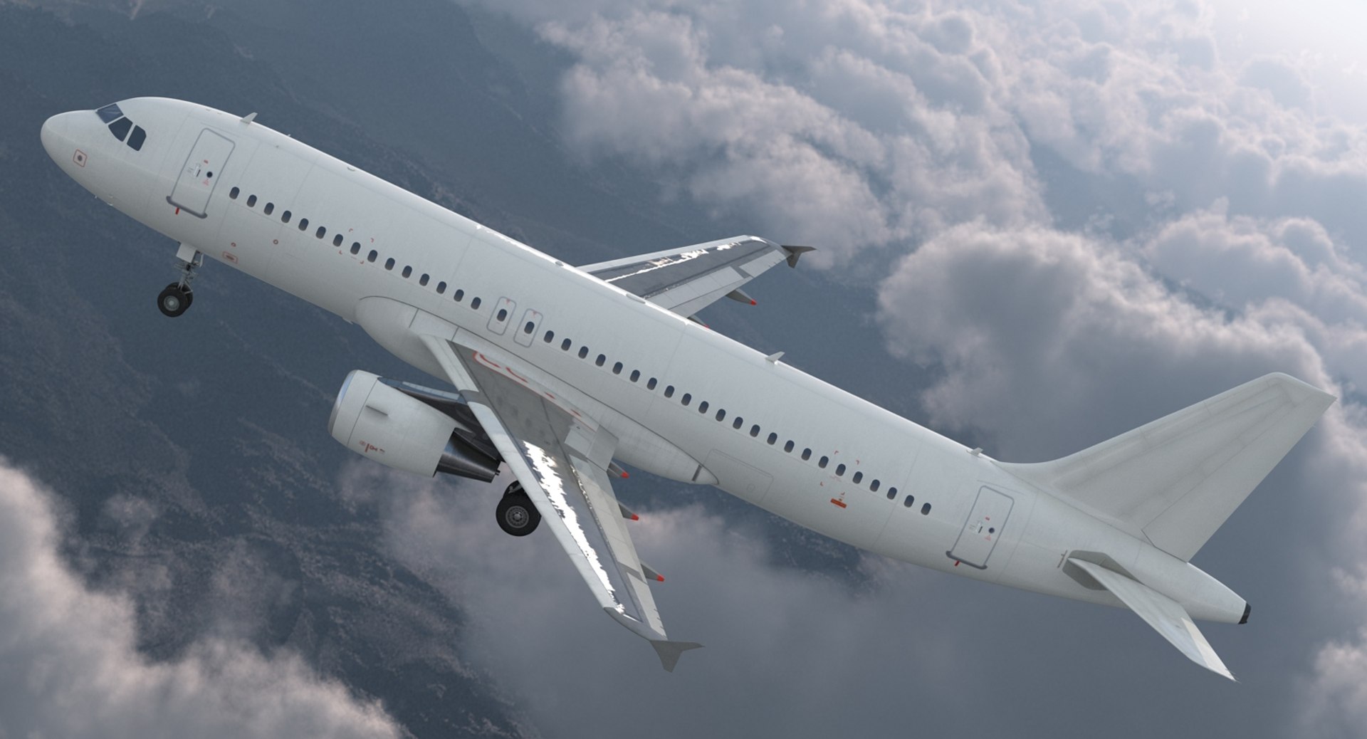 3D Airbus A320 Generic Rigged Model - TurboSquid 1230756