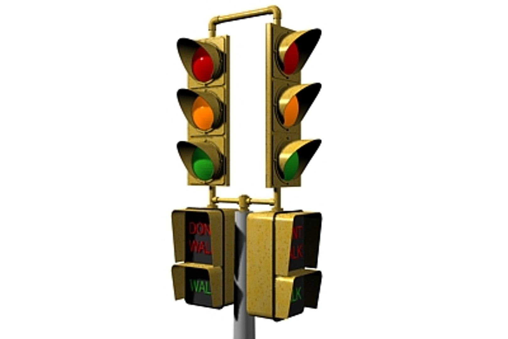 3d Max Traffic Light