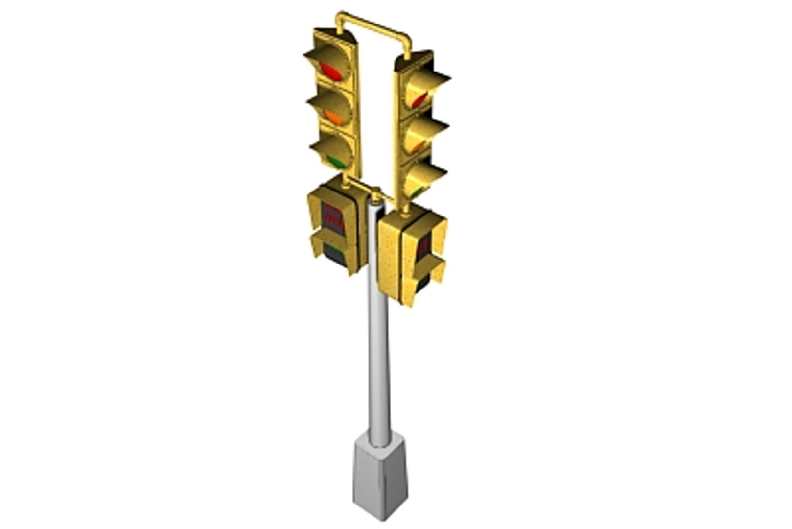 3d Max Traffic Light