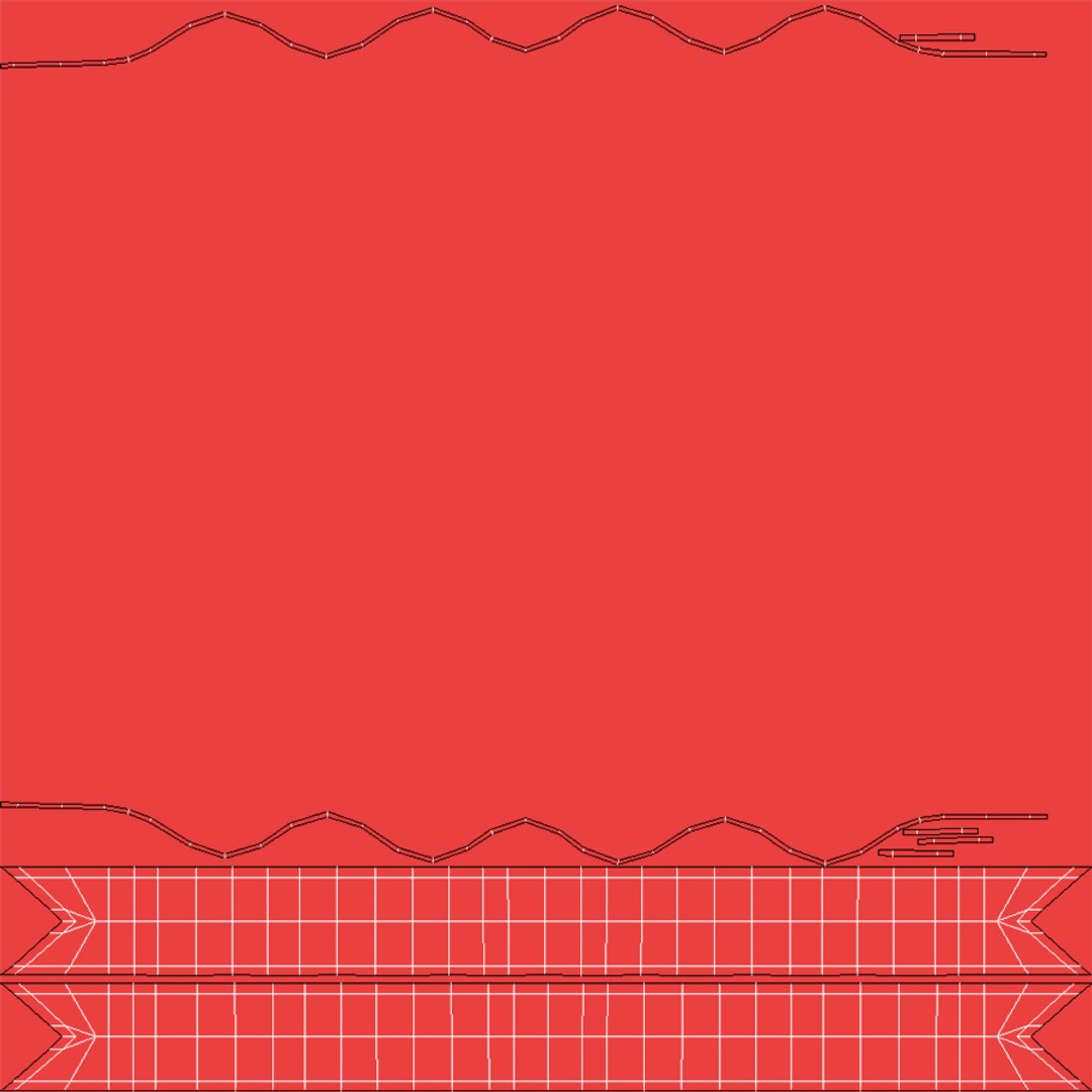 Red Ribbon 3D Model - TurboSquid 2035475