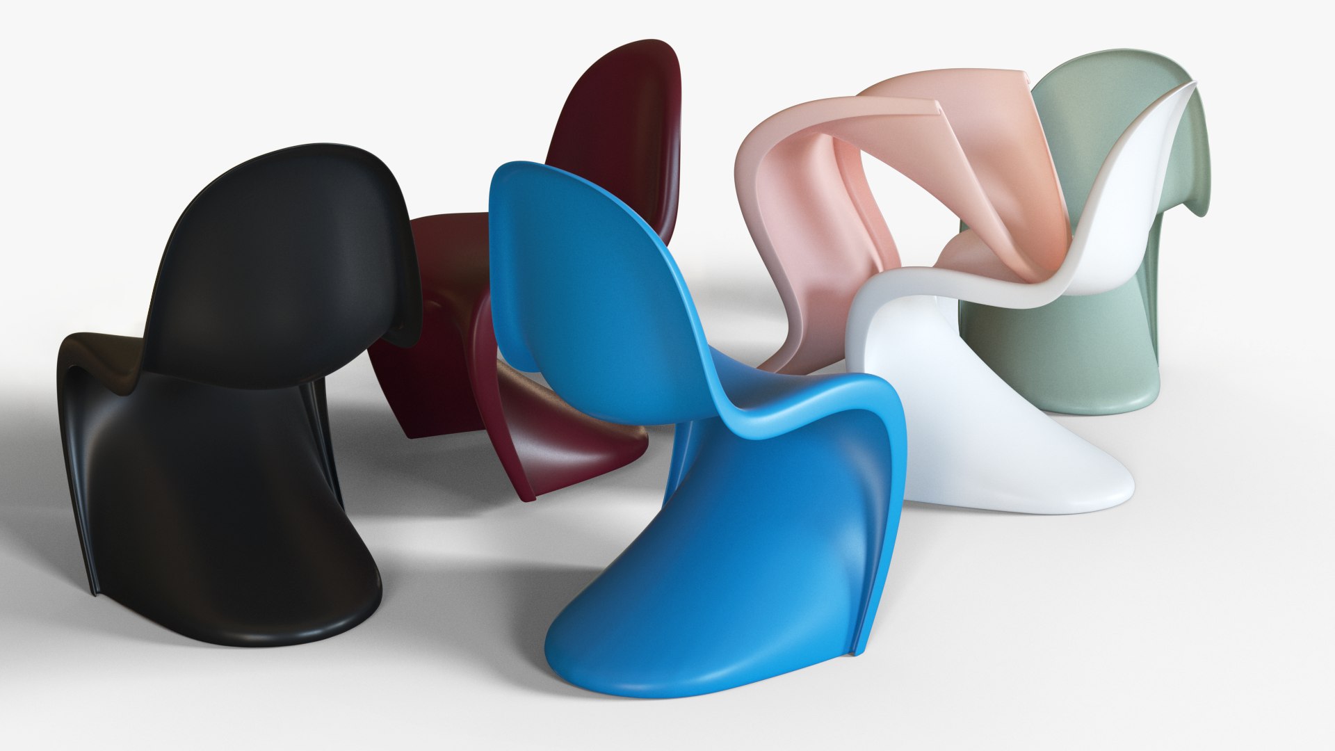Panton Chair By Verner Panton 3D Model - TurboSquid 1828042