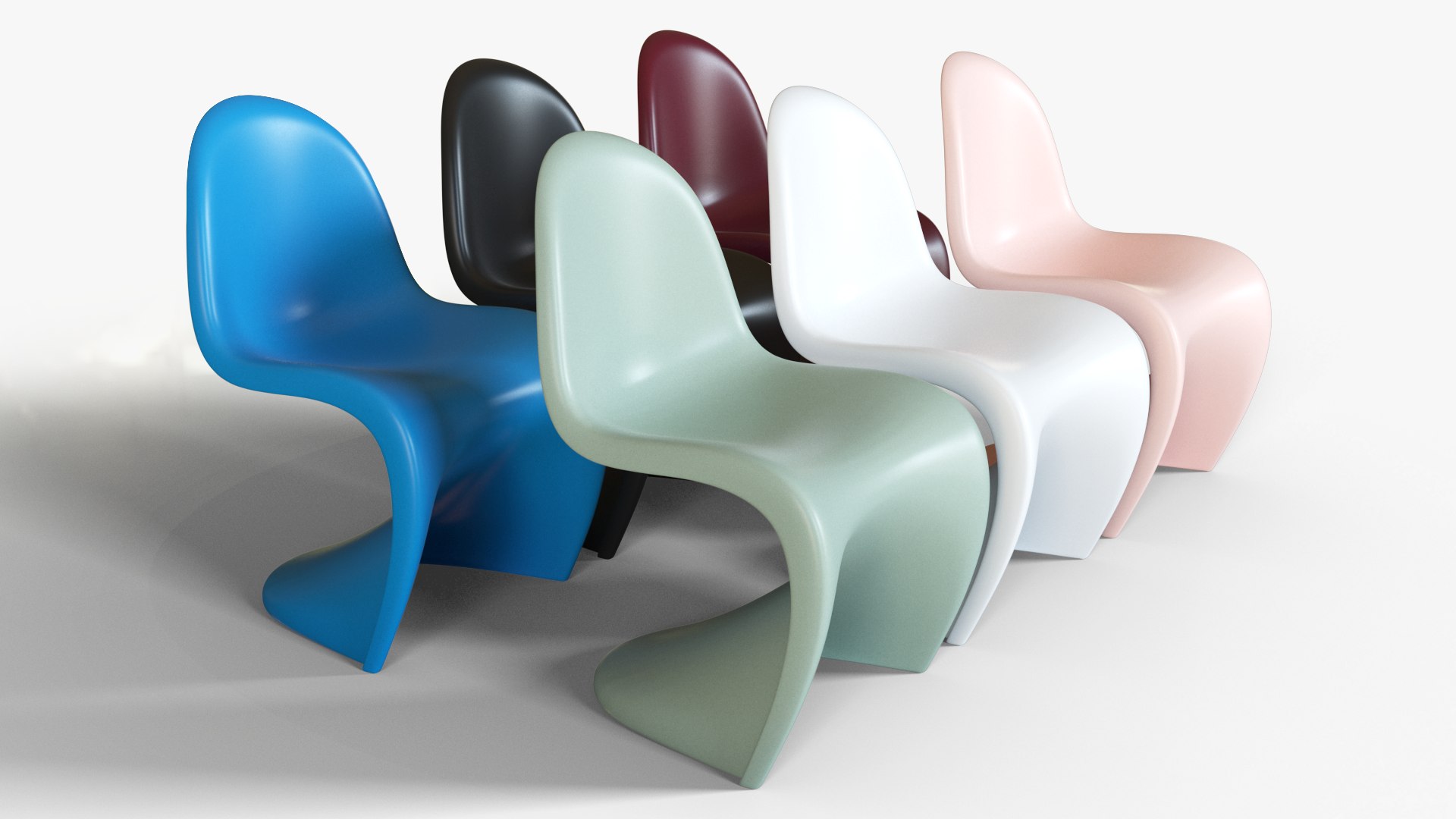 Panton Chair By Verner Panton 3D Model - TurboSquid 1828042