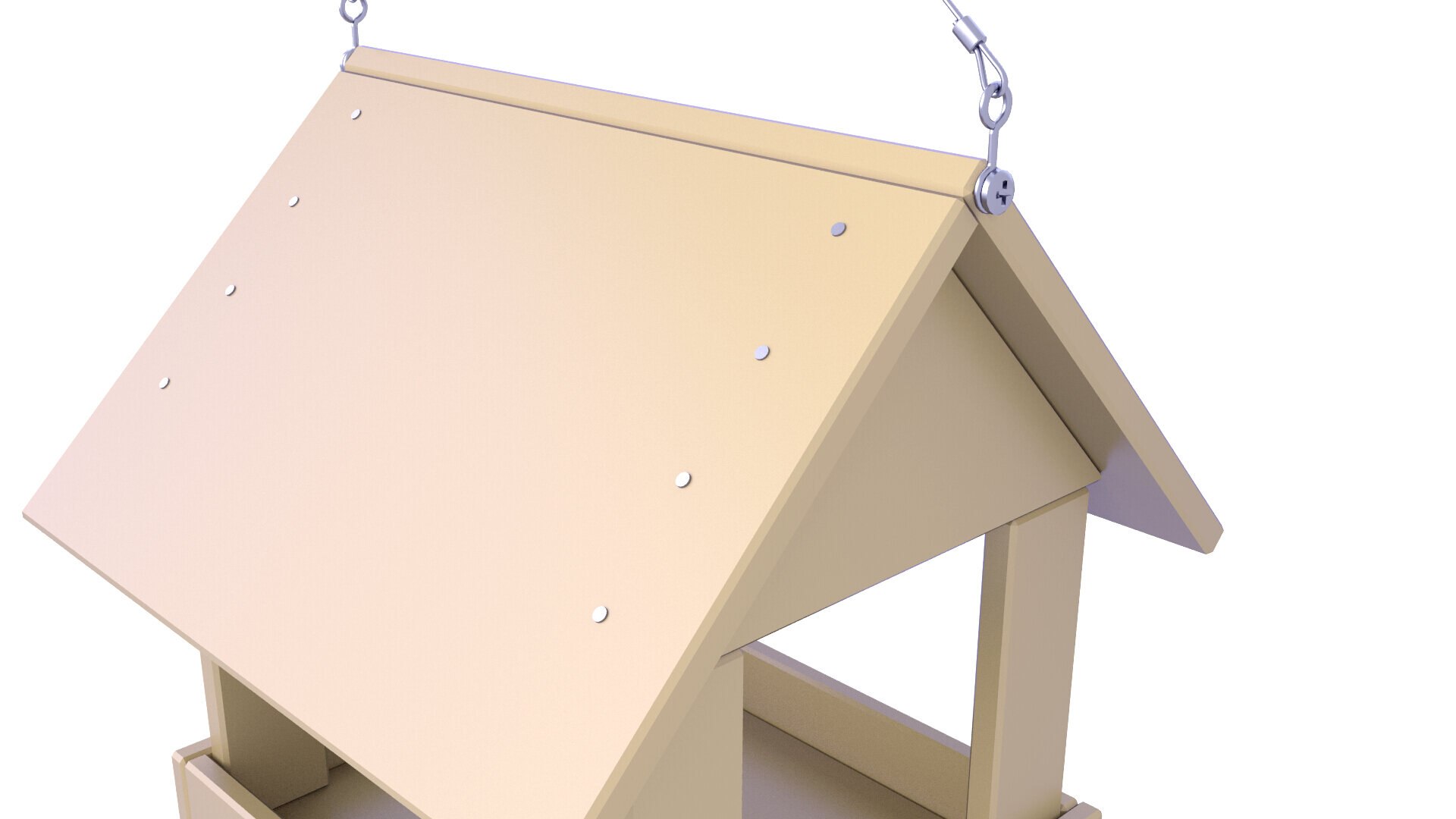 Wooden Bird Feeder 6 3D Model - TurboSquid 2257457