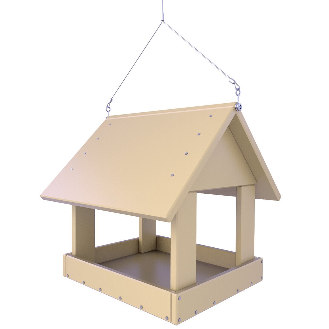 Wooden Bird Feeder 6 3D Model - TurboSquid 2257457