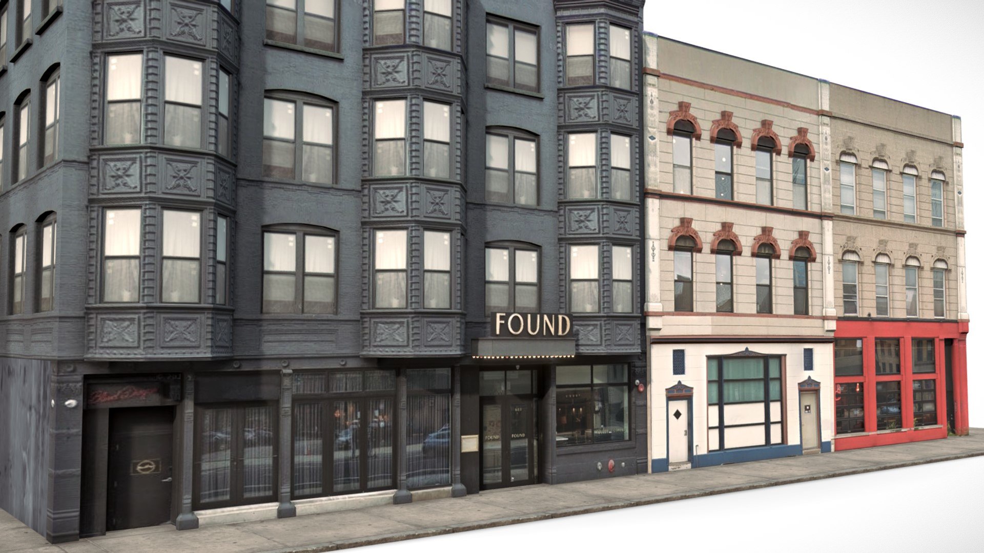 3D Model Realistic Buildings PBR - TurboSquid 2144927