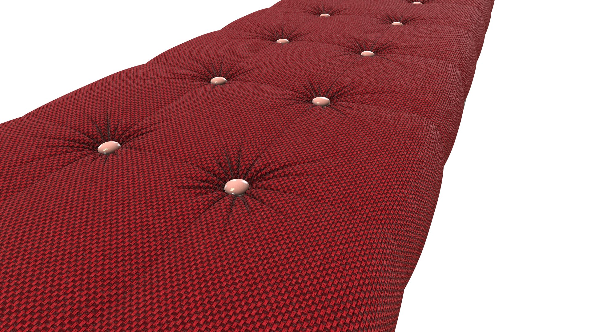 Modern Sofa Bench 3D Model AR VR Low-poly 3D model 3D model ...