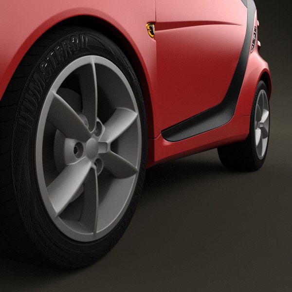 3d model car close