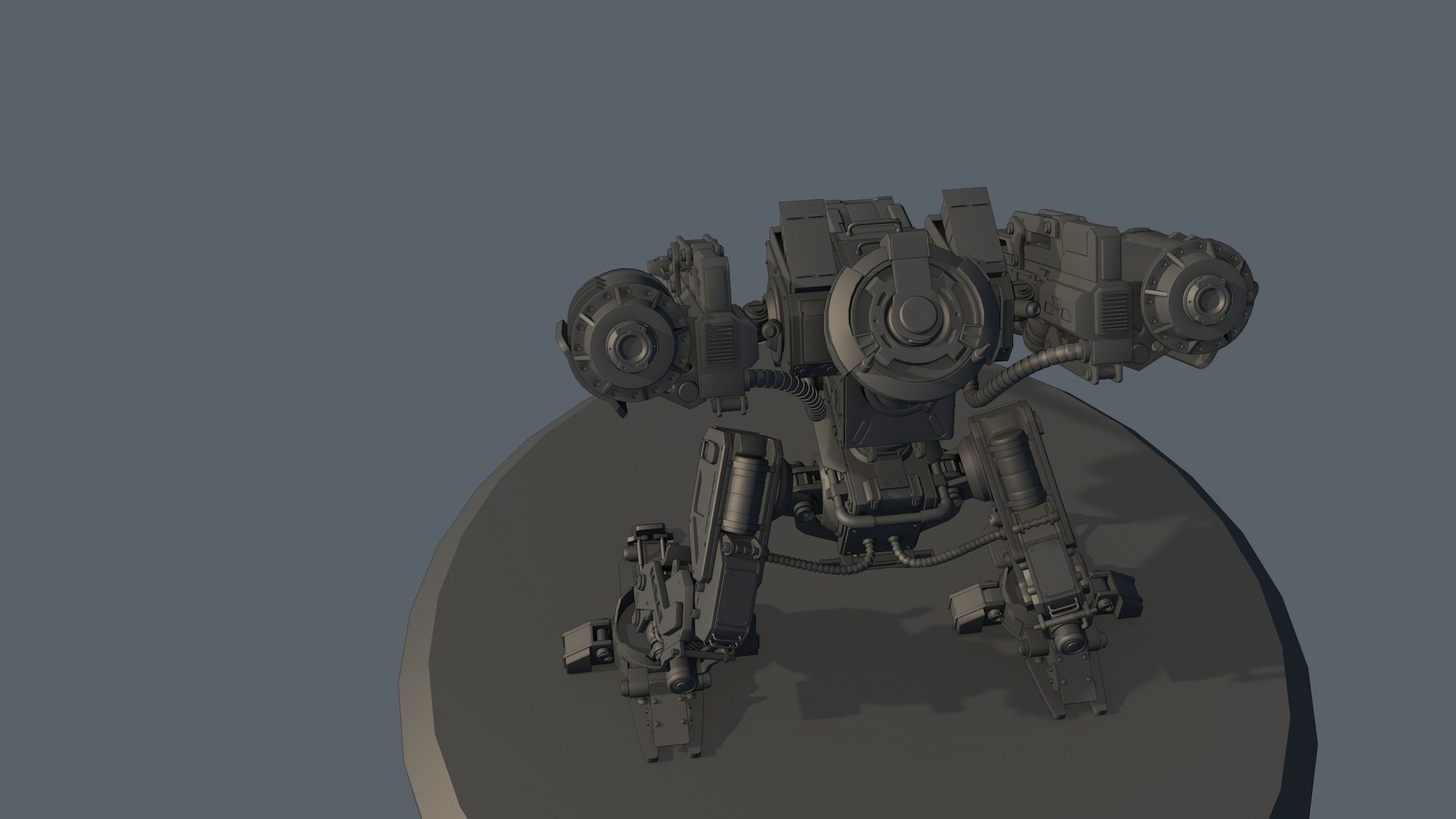Battle Robot 3D Model - TurboSquid 1188916