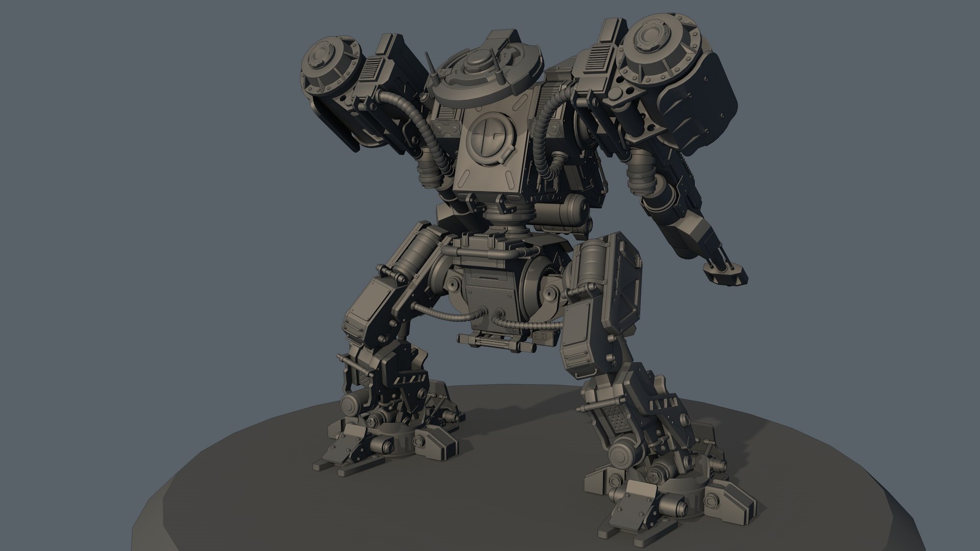 Battle Robot 3D Model - TurboSquid 1188916
