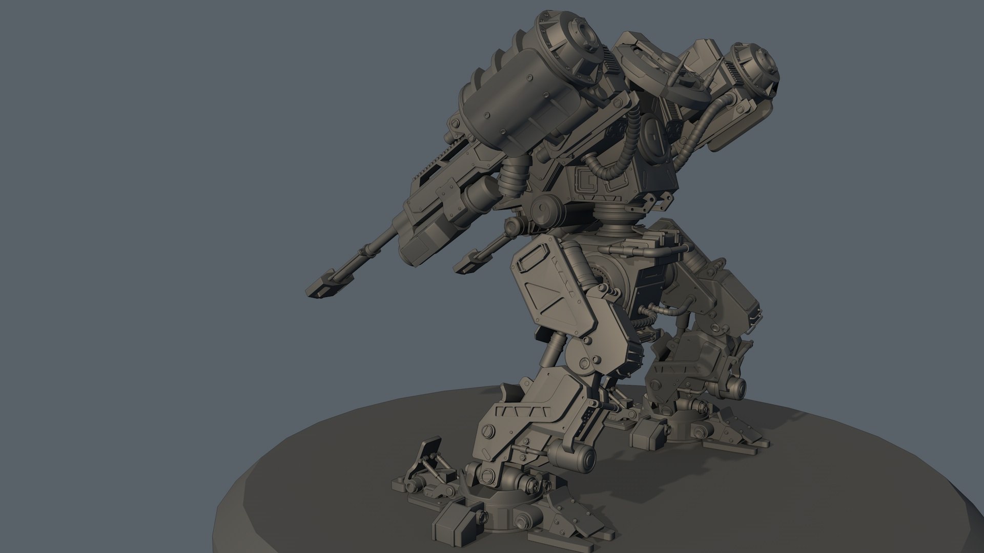 Battle Robot 3D Model - TurboSquid 1188916