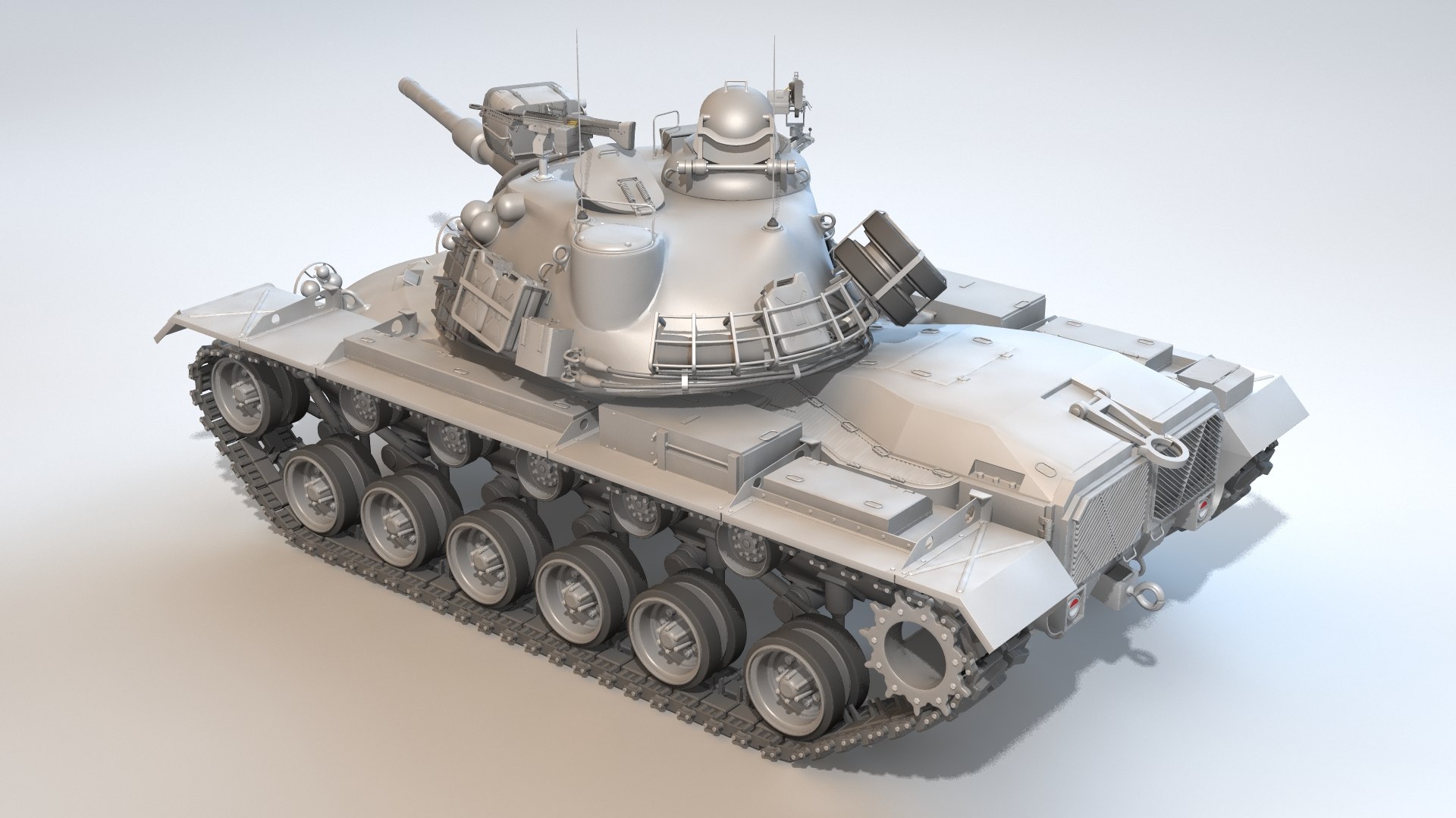 M48A5 Patton M48E48C Magach 1 3D Model - TurboSquid 2214349