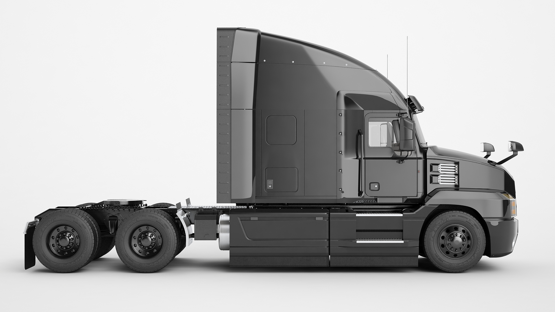 3D Model Semi Truck Generic - TurboSquid 1679166