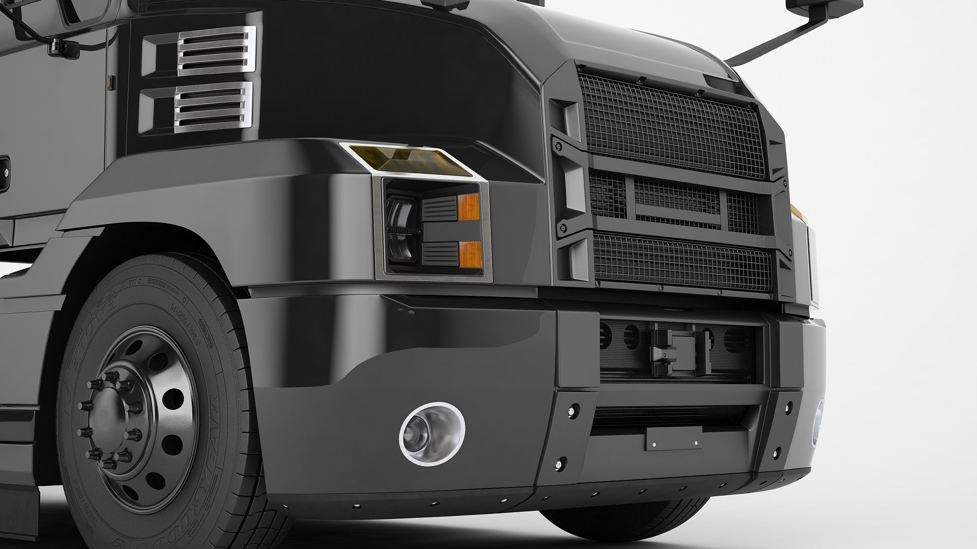 3D Model Semi Truck Generic - TurboSquid 1679166