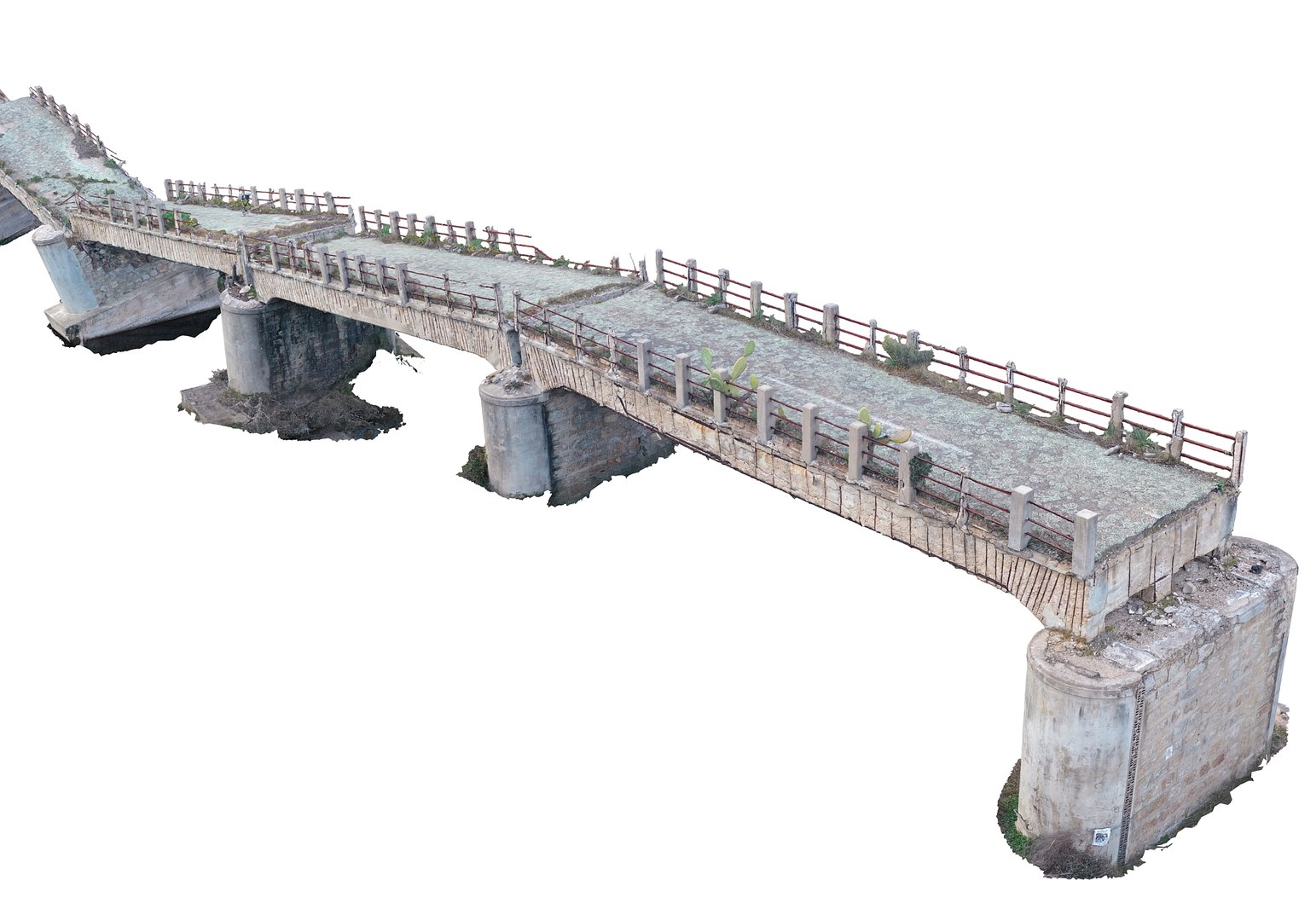 Fallen Bridge 3D Model - TurboSquid 1874172