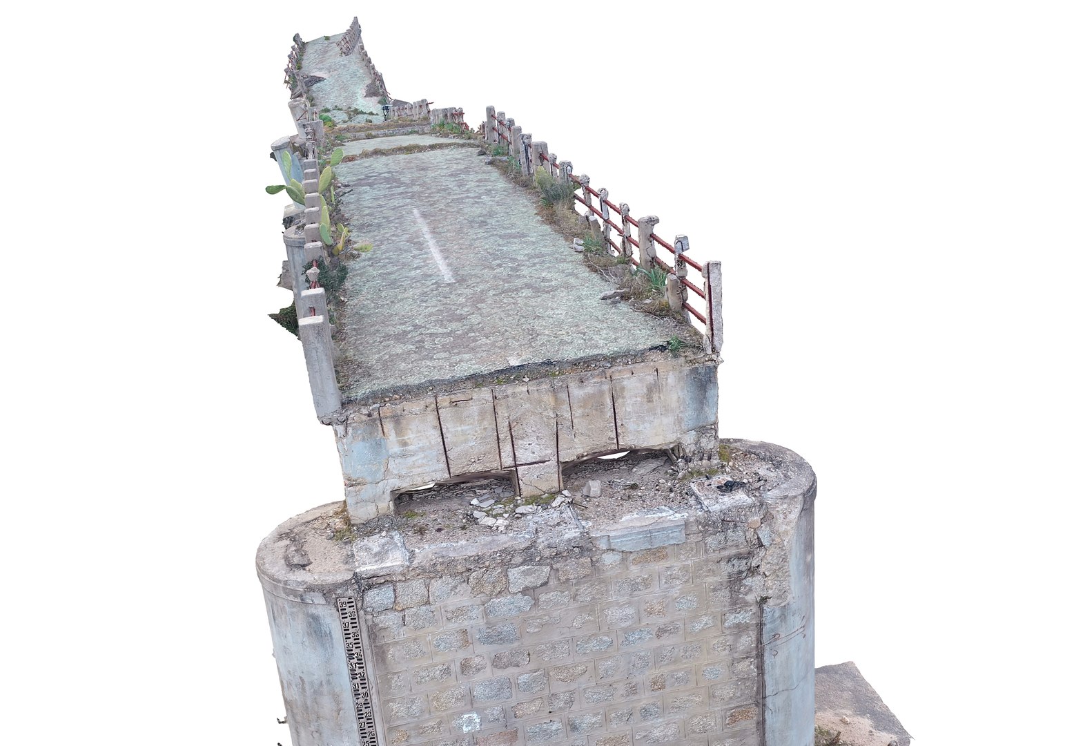 Fallen Bridge 3D Model - TurboSquid 1874172