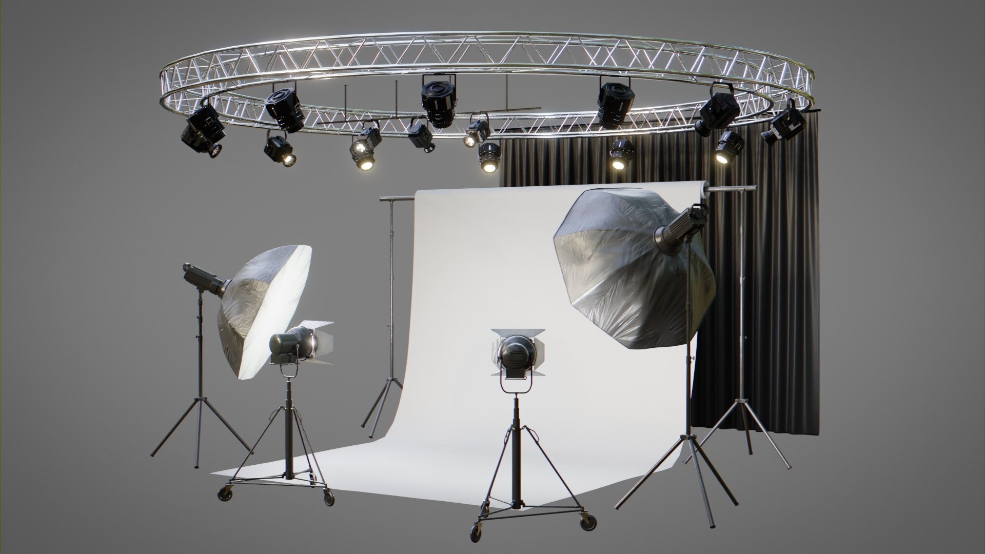 3D Photo Studio 3D Pack - TurboSquid 1985451