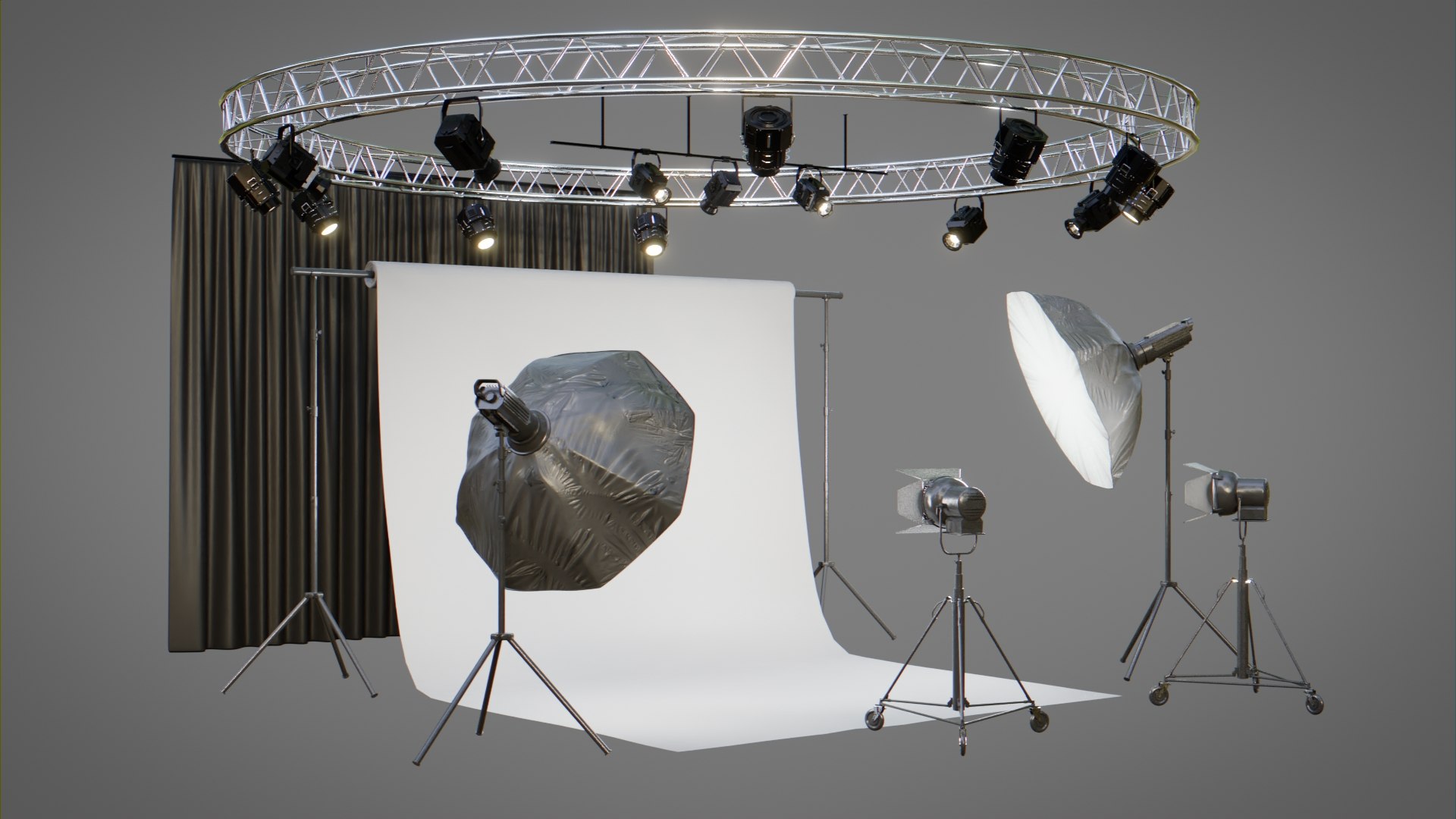 3D Photo Studio 3D Pack - TurboSquid 1985451