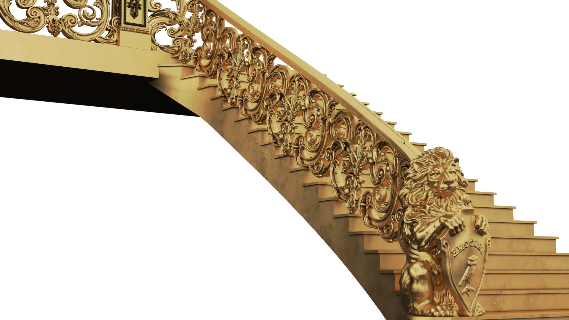 3D Lion Ladder 2 Model - TurboSquid 2094535