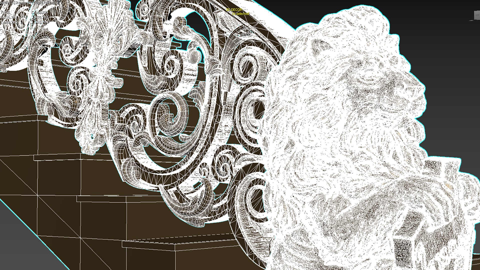 3D Lion Ladder 2 Model - TurboSquid 2094535