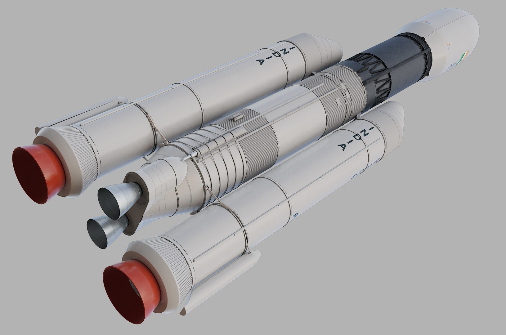 3D GSLV Rocket - TurboSquid 1734692