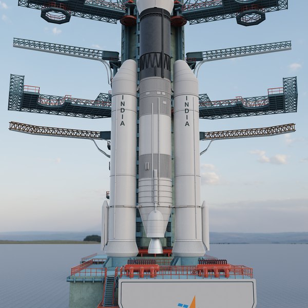 GSLV 로켓 3D 모델 - TurboSquid 1734692