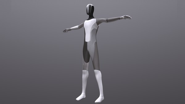 modelo 3d TESLA BOT CHARACTER low-poly PBR - TurboSquid 1903475