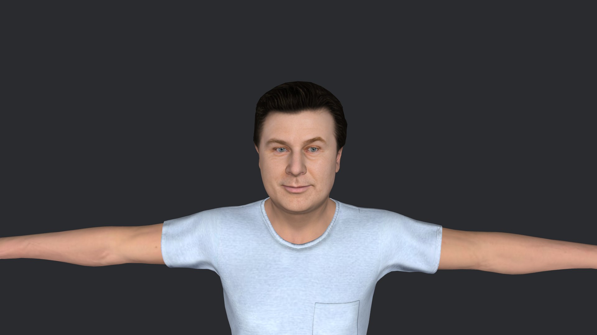 3D Alec Baldwin Hyper Realistic Full Body Fully Rigged 3D Character ...