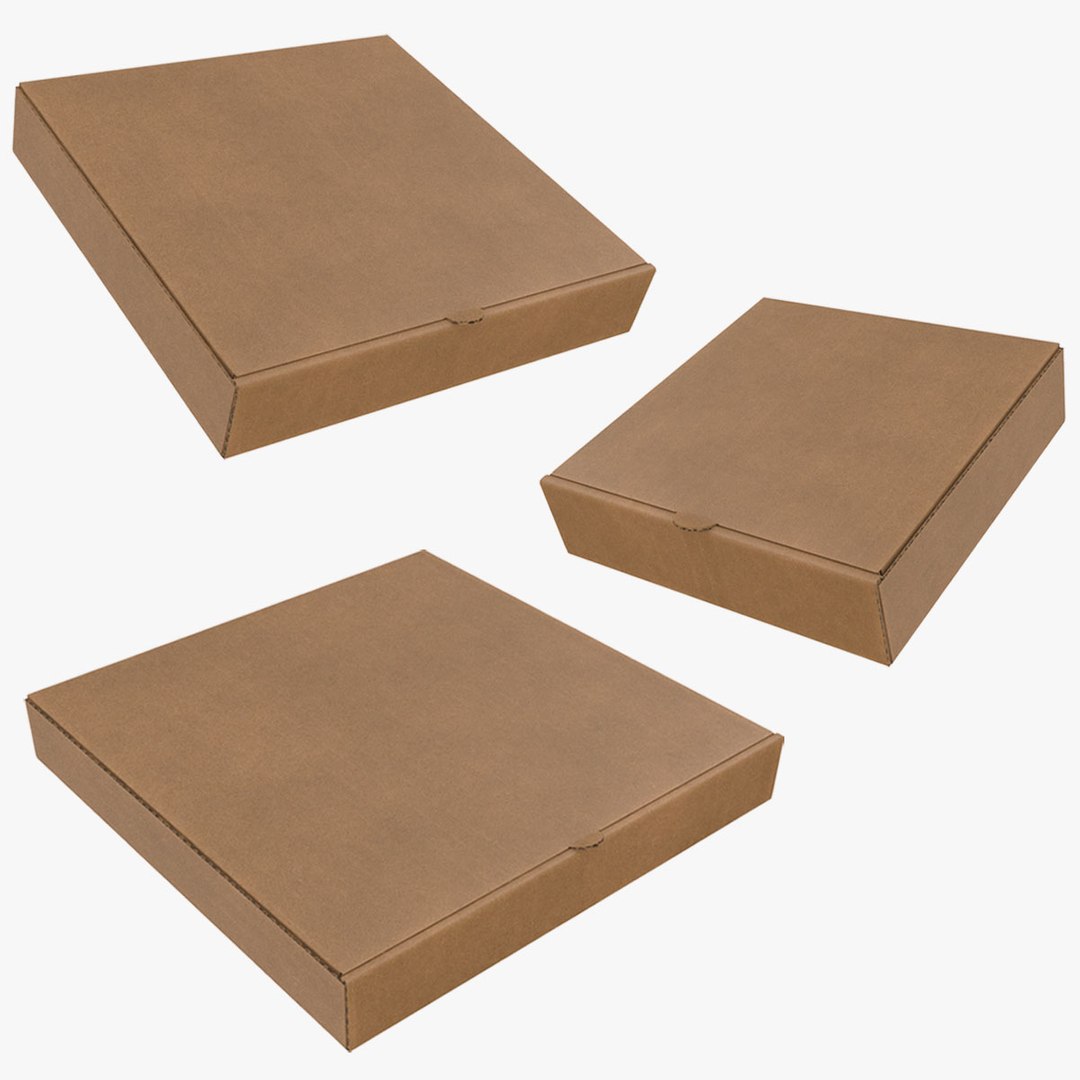 3D Pizza Box Collection Model - TurboSquid 2271215