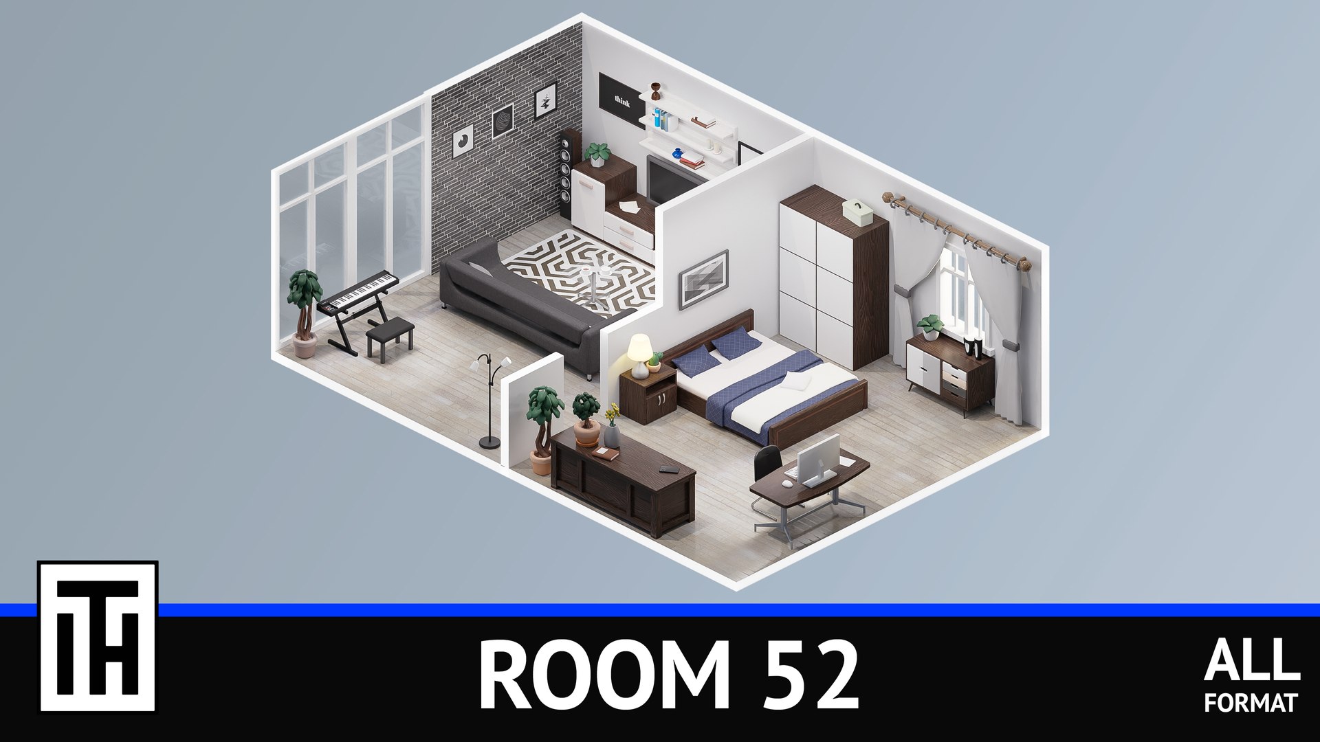 3D Room 52 - TurboSquid 2152162