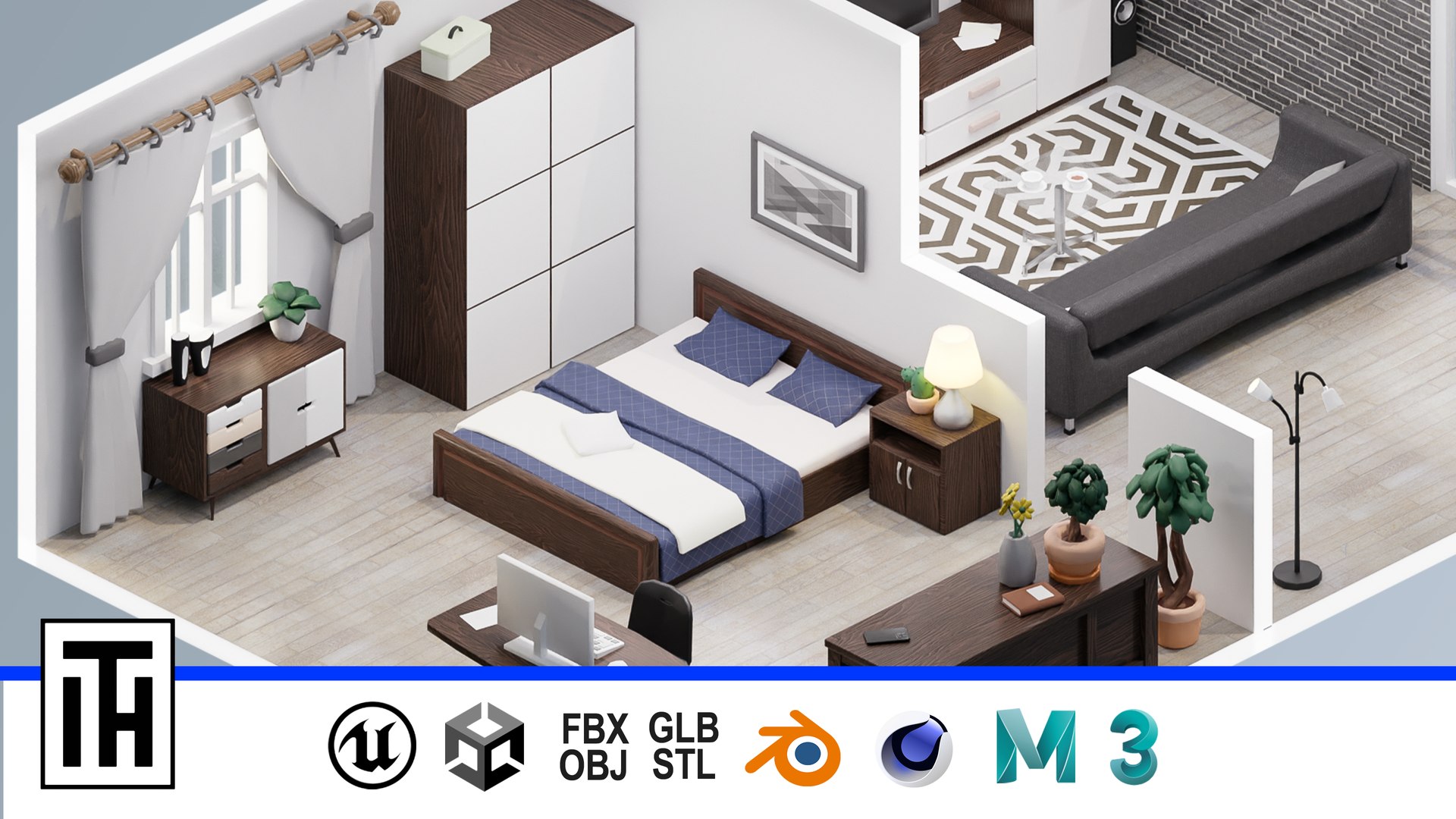 3D Room 52 - TurboSquid 2152162