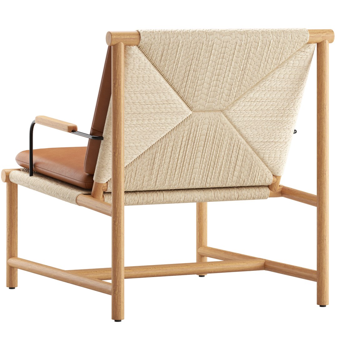 CB2 Anacapa Lounge Chair 3D model - TurboSquid 2165472