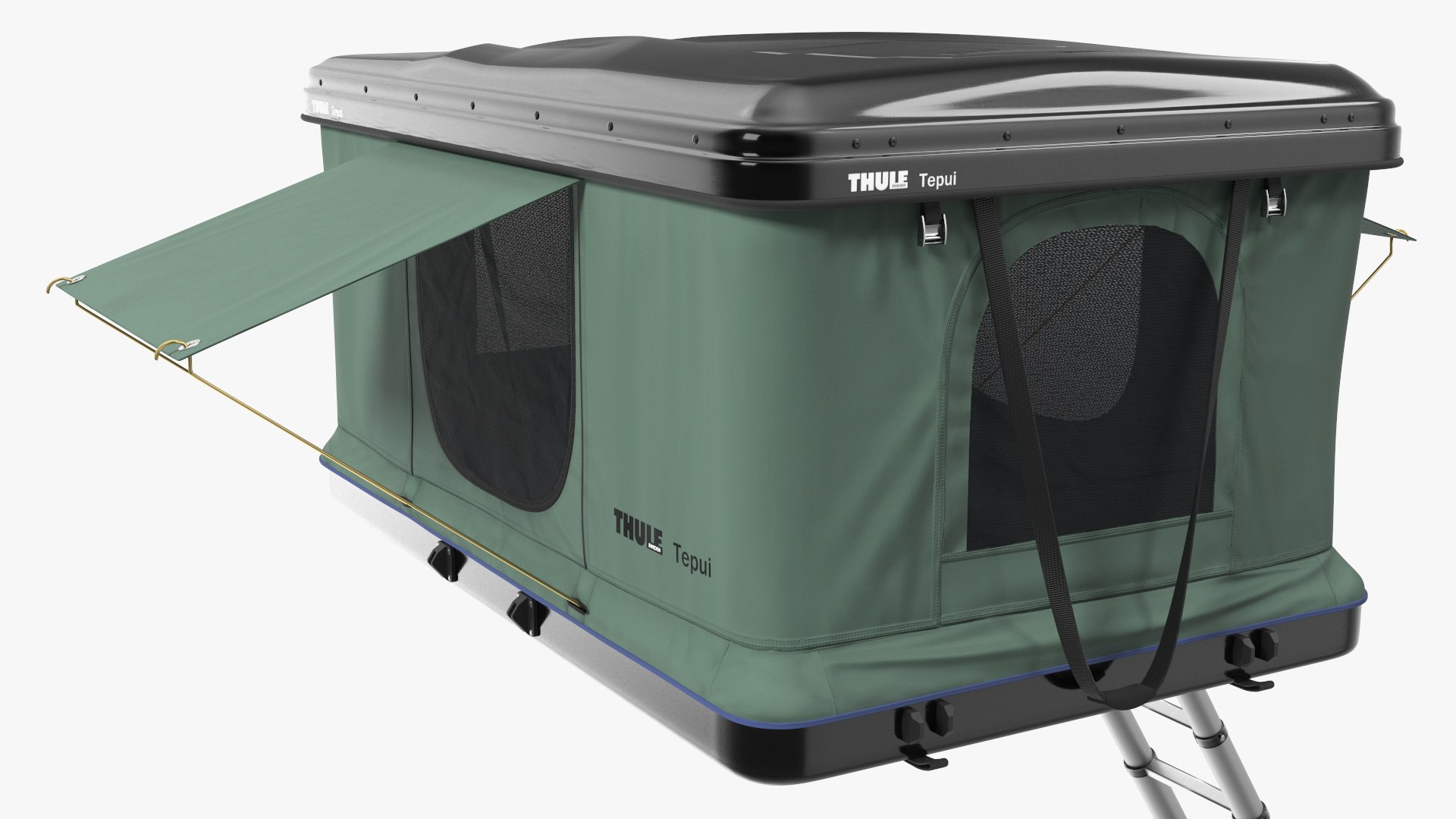Hardshell Roof Top Tent Thule Basin Unfolded 3D Model - TurboSquid 2206588