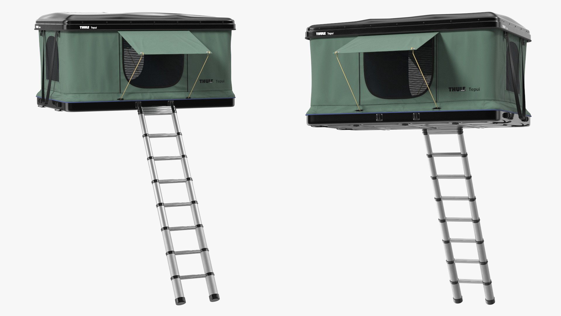 Hardshell Roof Top Tent Thule Basin Unfolded 3D Model - TurboSquid 2206588