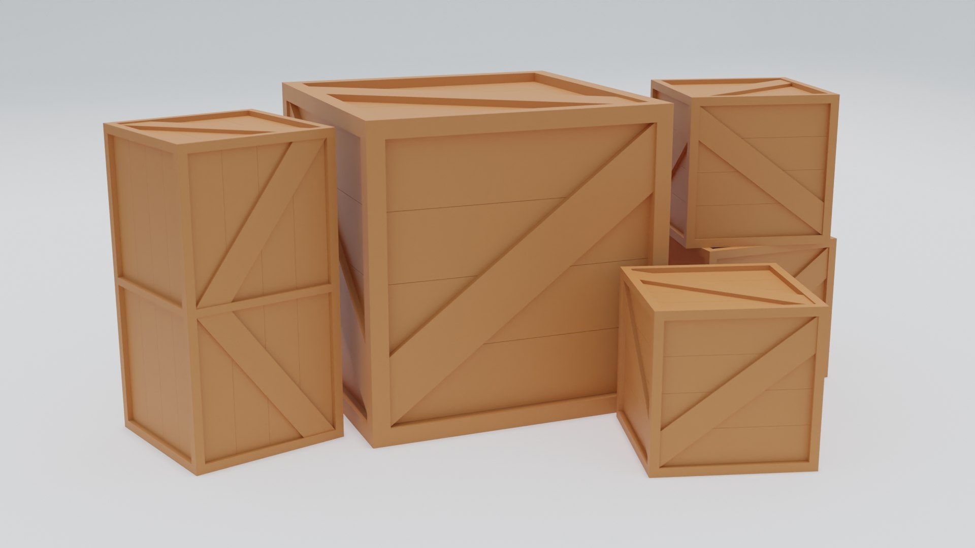 Boxes And Crate Collection 3D - TurboSquid 2261130