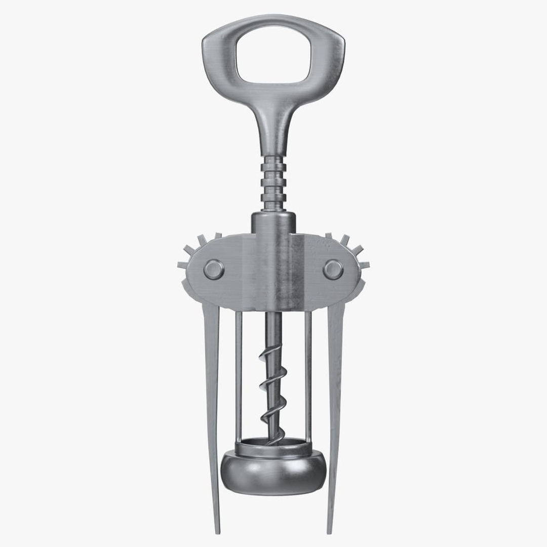 Winged Corkscrew 3D Model - TurboSquid 1343048