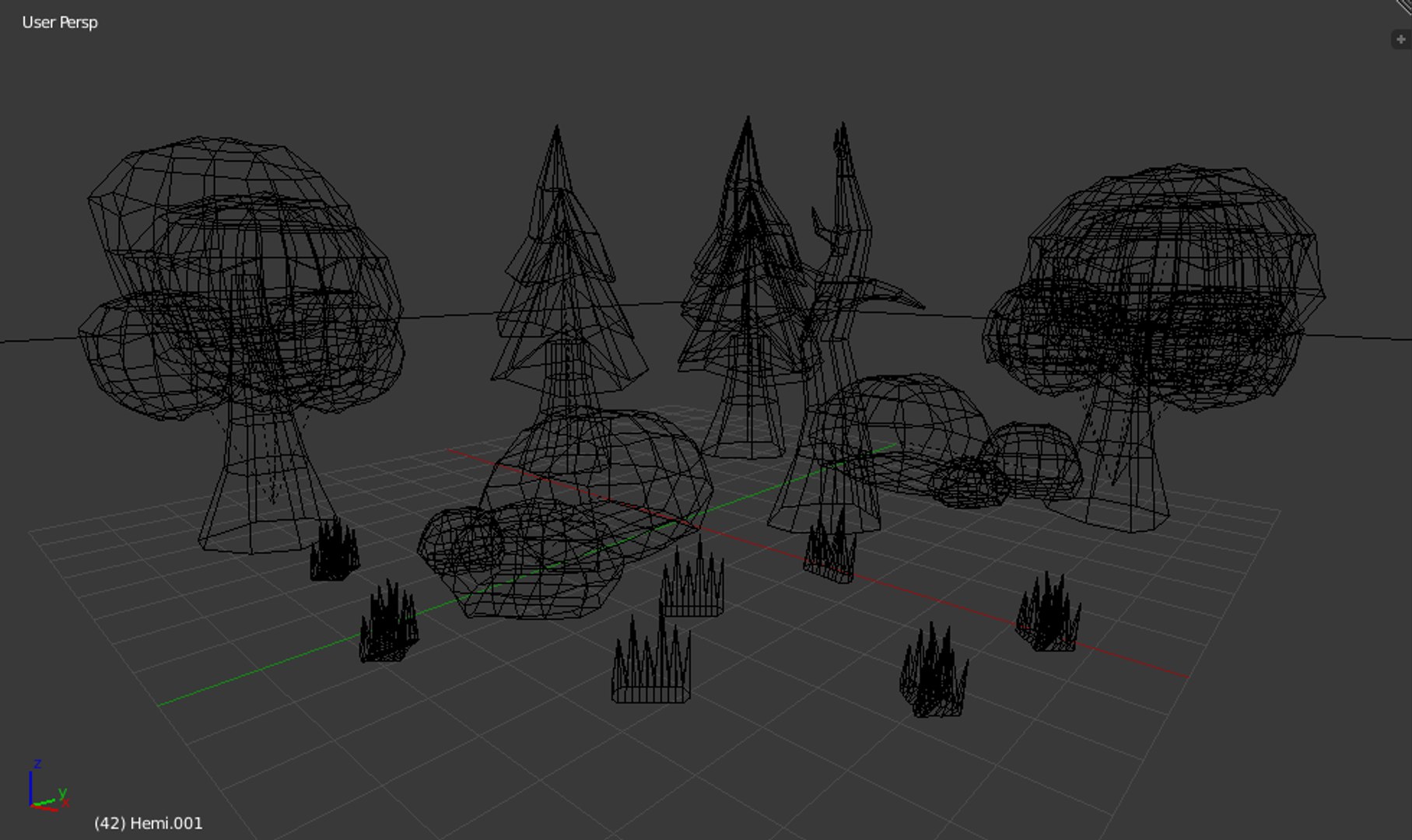 3D pack polly trees - TurboSquid 1362061