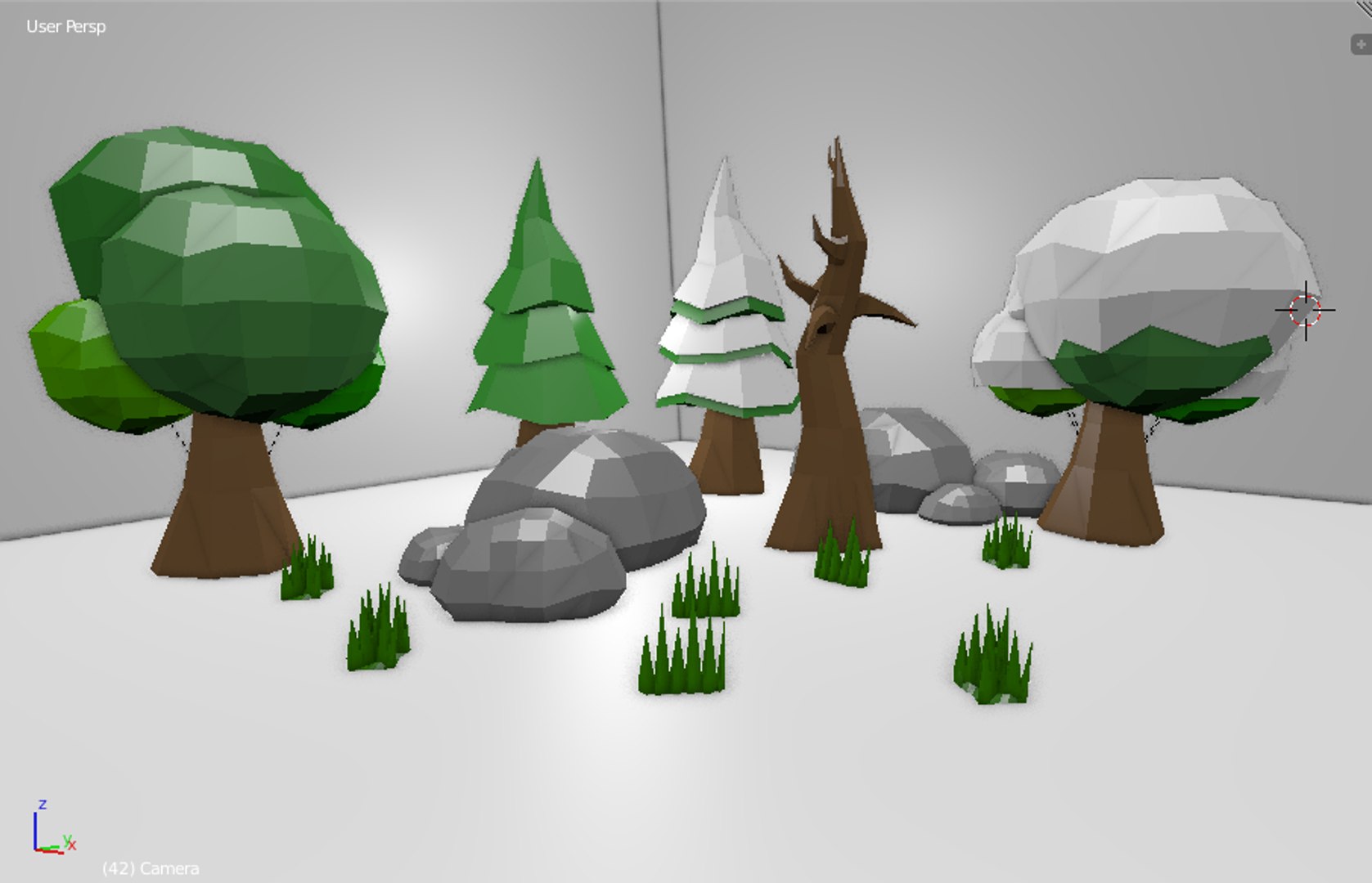 3D pack polly trees - TurboSquid 1362061