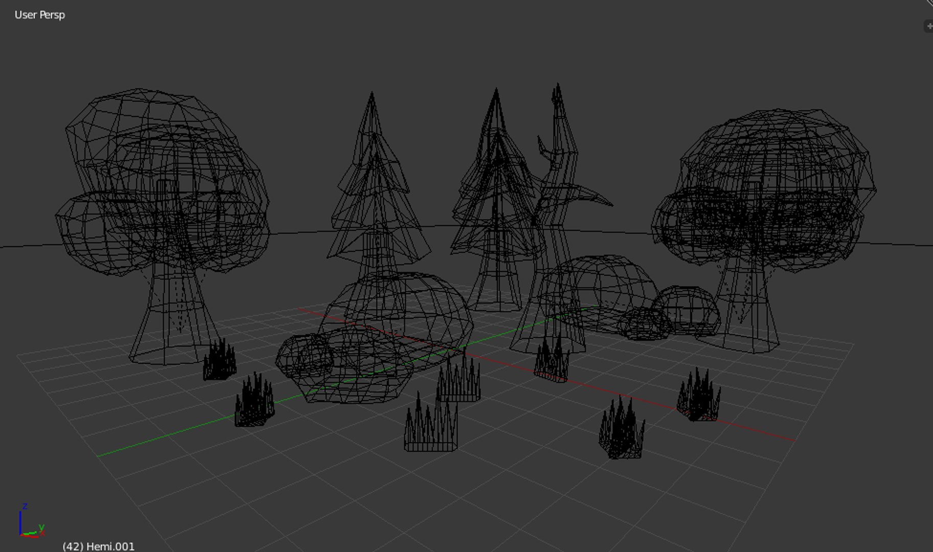 3D pack polly trees - TurboSquid 1362061