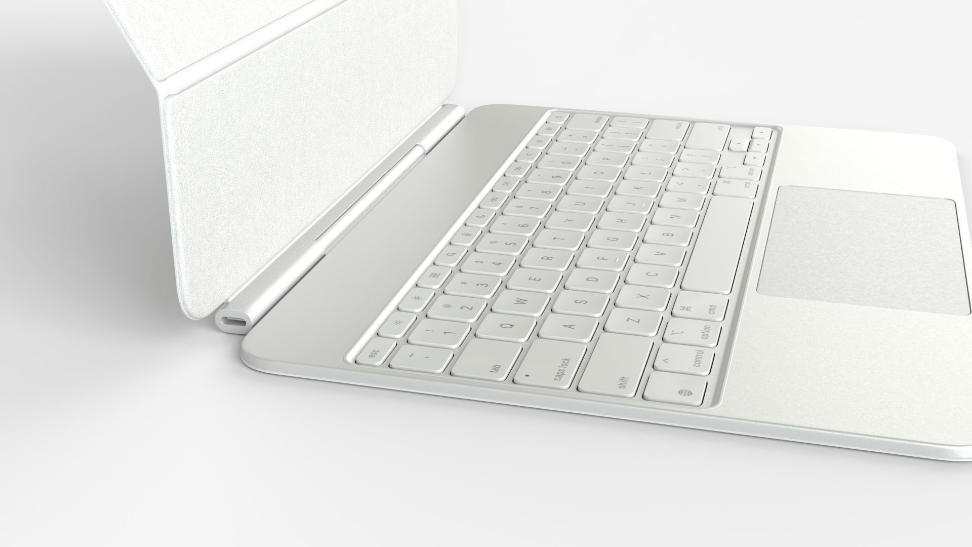 The New Apple Ipad Pro Magic Keyboard Pencil Model - TurboSquid 2236404