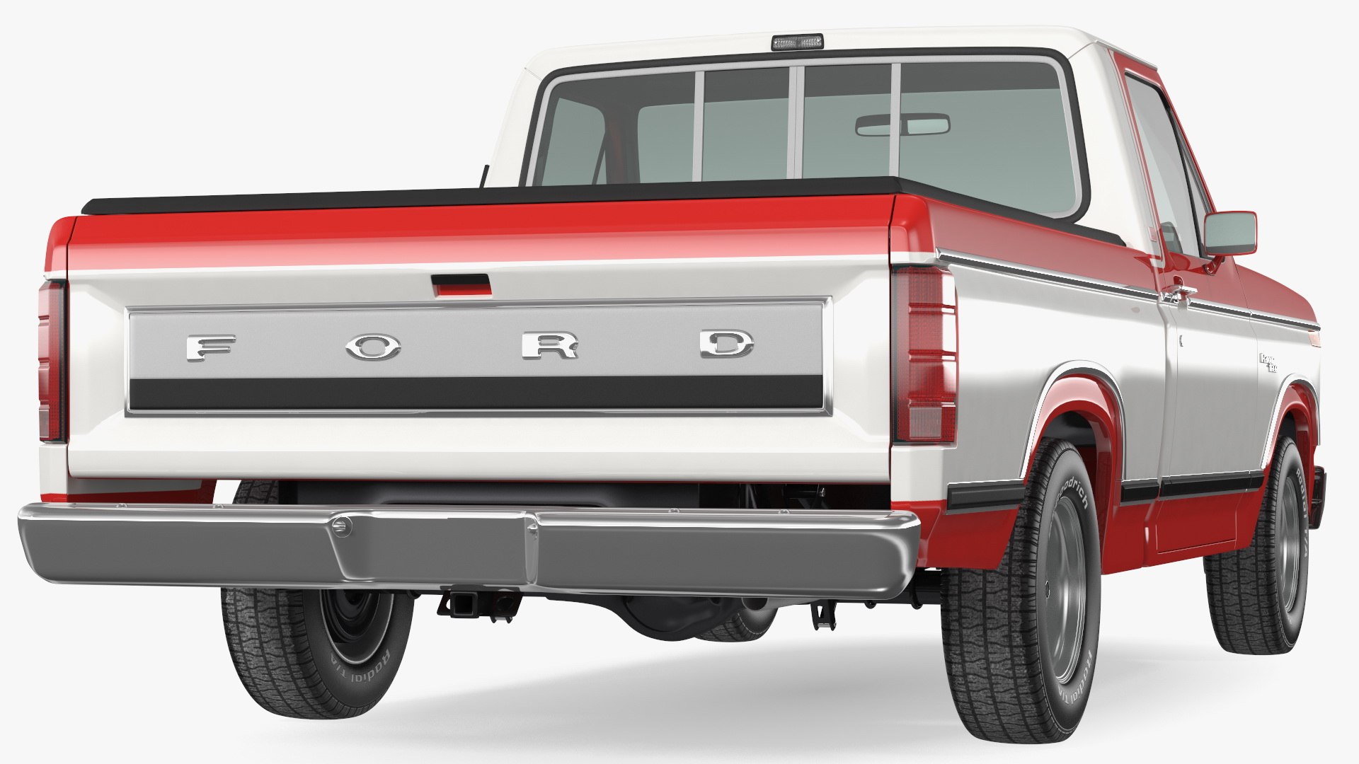 Ford F Series Ranger 1980 Pickup Truck Red Rigged 3D - TurboSquid 1846615