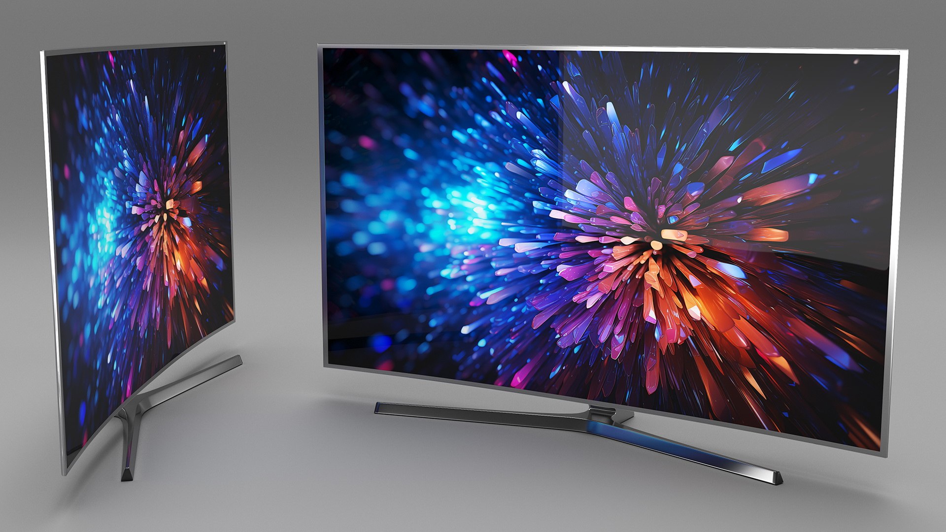 3D Model Curved LED TV - TurboSquid 2245920
