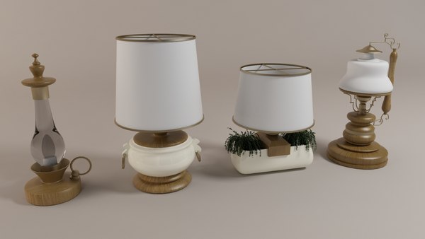 3d model lamps