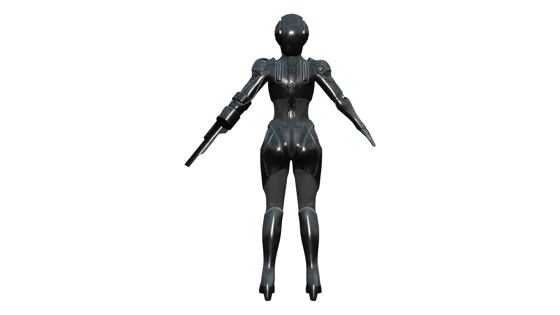 3D Cyborg Security Robo Suit Model - TurboSquid 1943069