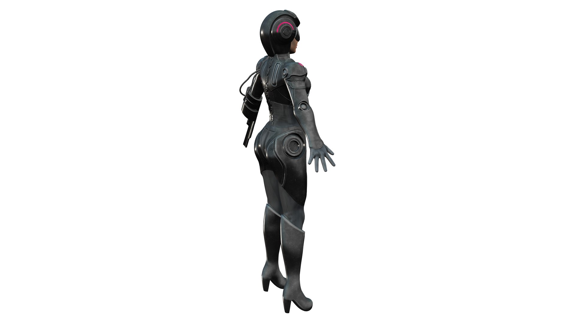 3D Cyborg Security Robo Suit Model - TurboSquid 1943069