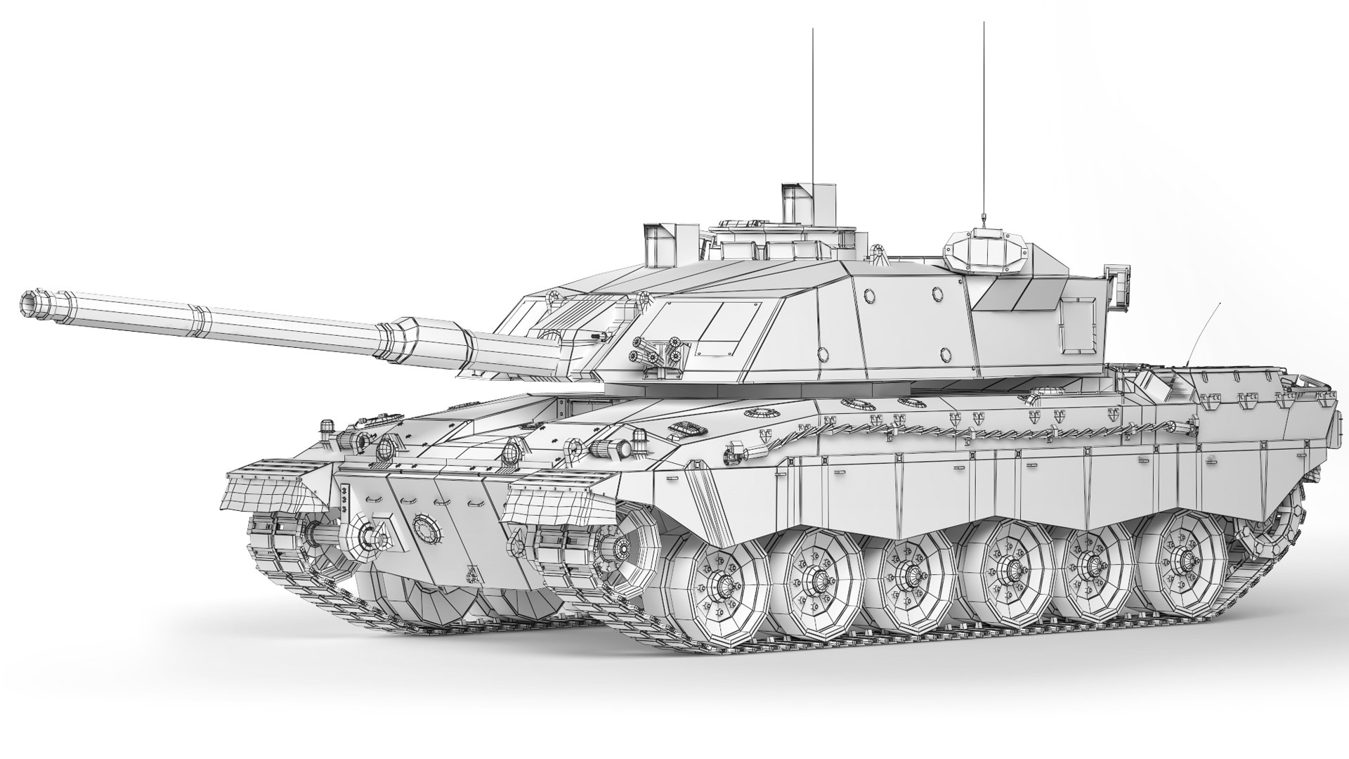 Challenger 3 Tank 2022 3D Model - TurboSquid 2030017