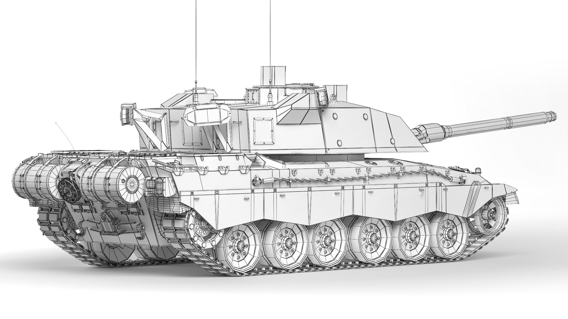 Challenger 3 Tank 2022 3D Model - TurboSquid 2030017