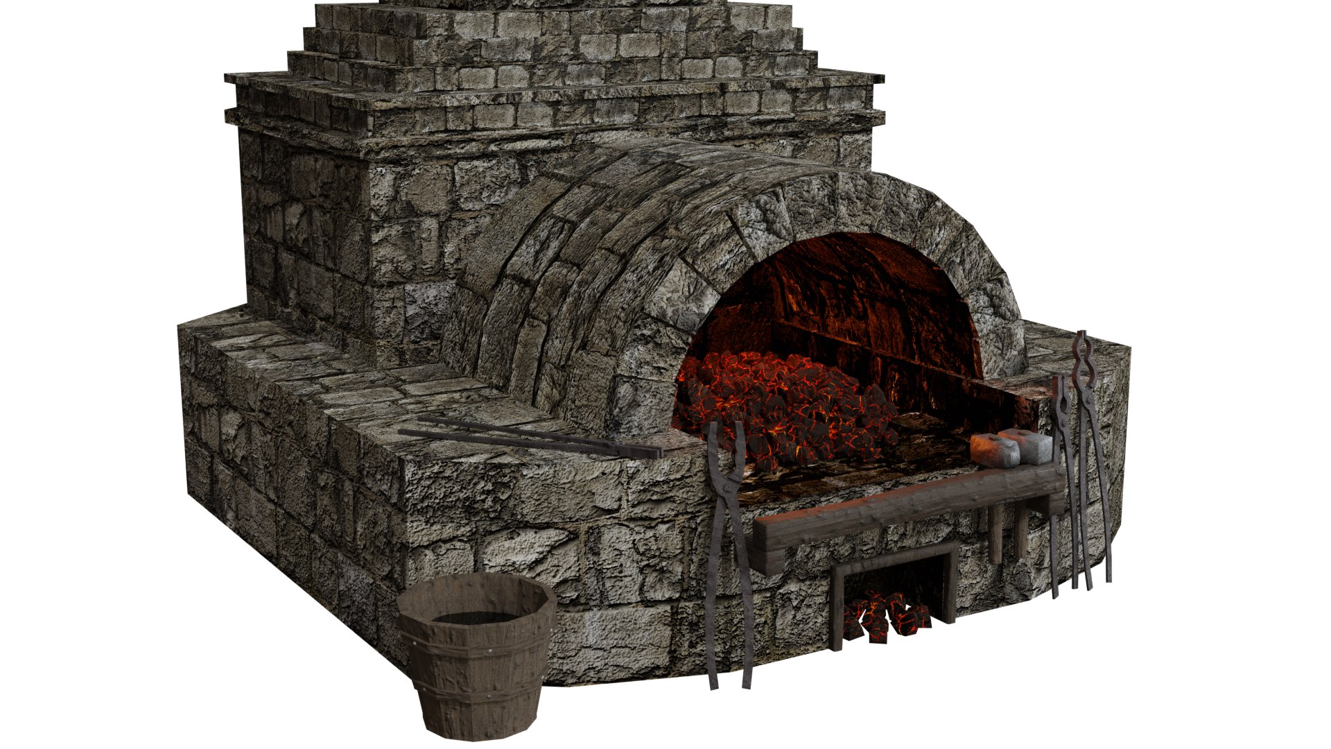 Blacksmith Forge 3D - TurboSquid 1533914