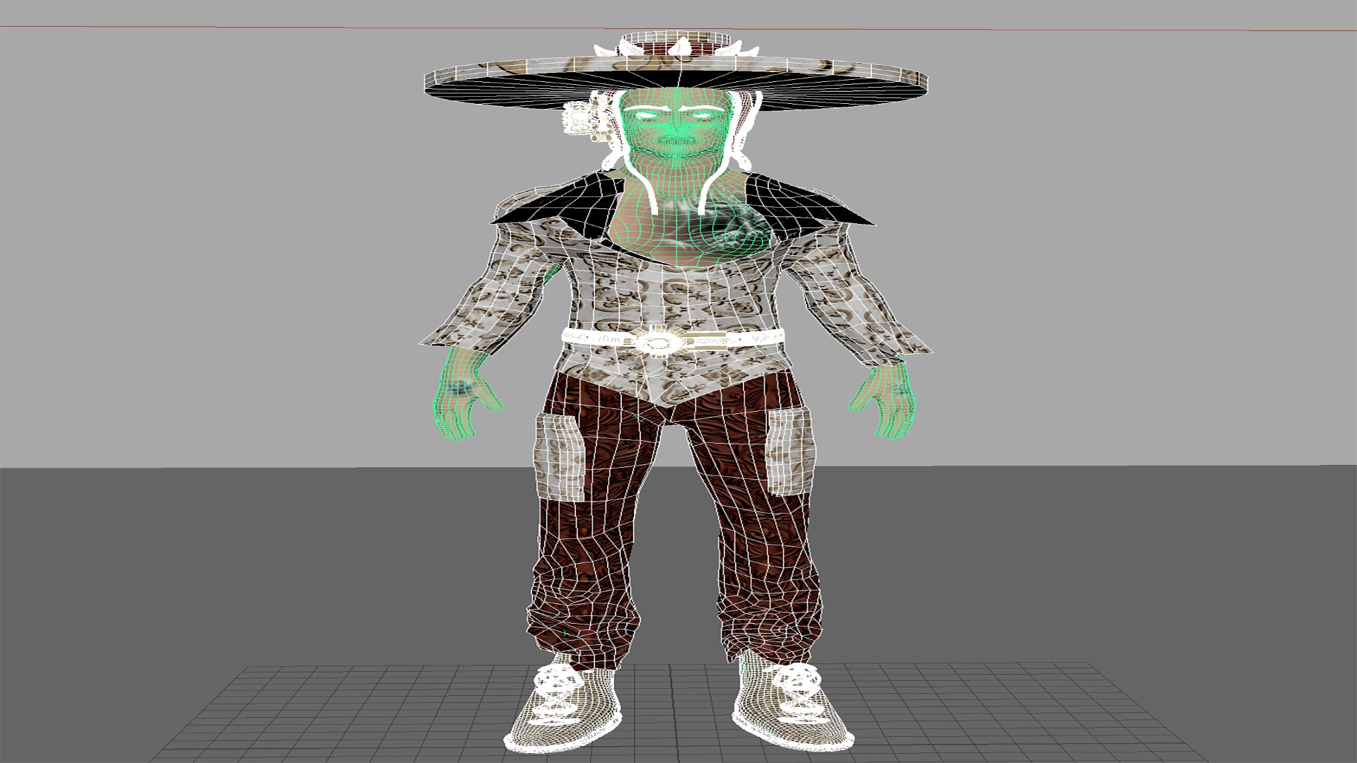 3D Cowboy Low Poly - TurboSquid 2289778
